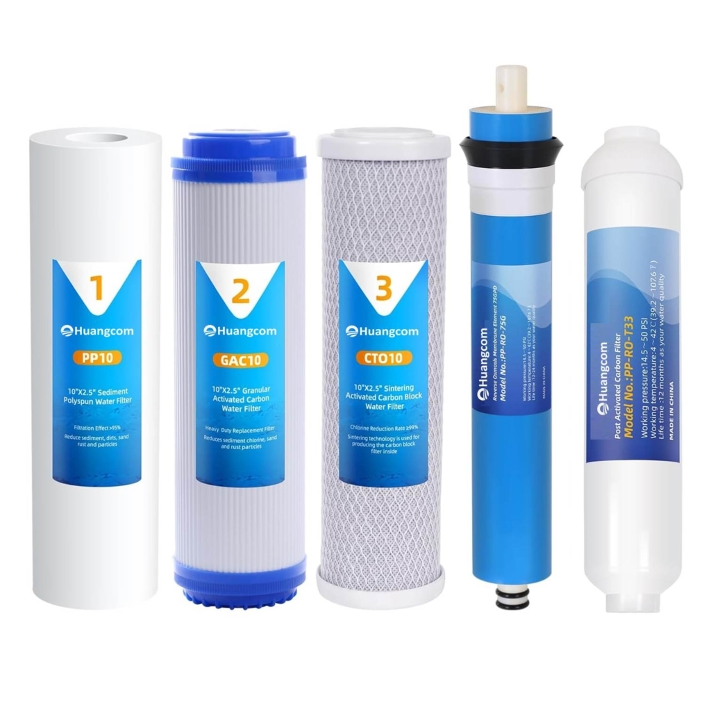 Kit Repuestos 5 Filtros Osmosis Inversa, Sistema de 5 Etapas xKit